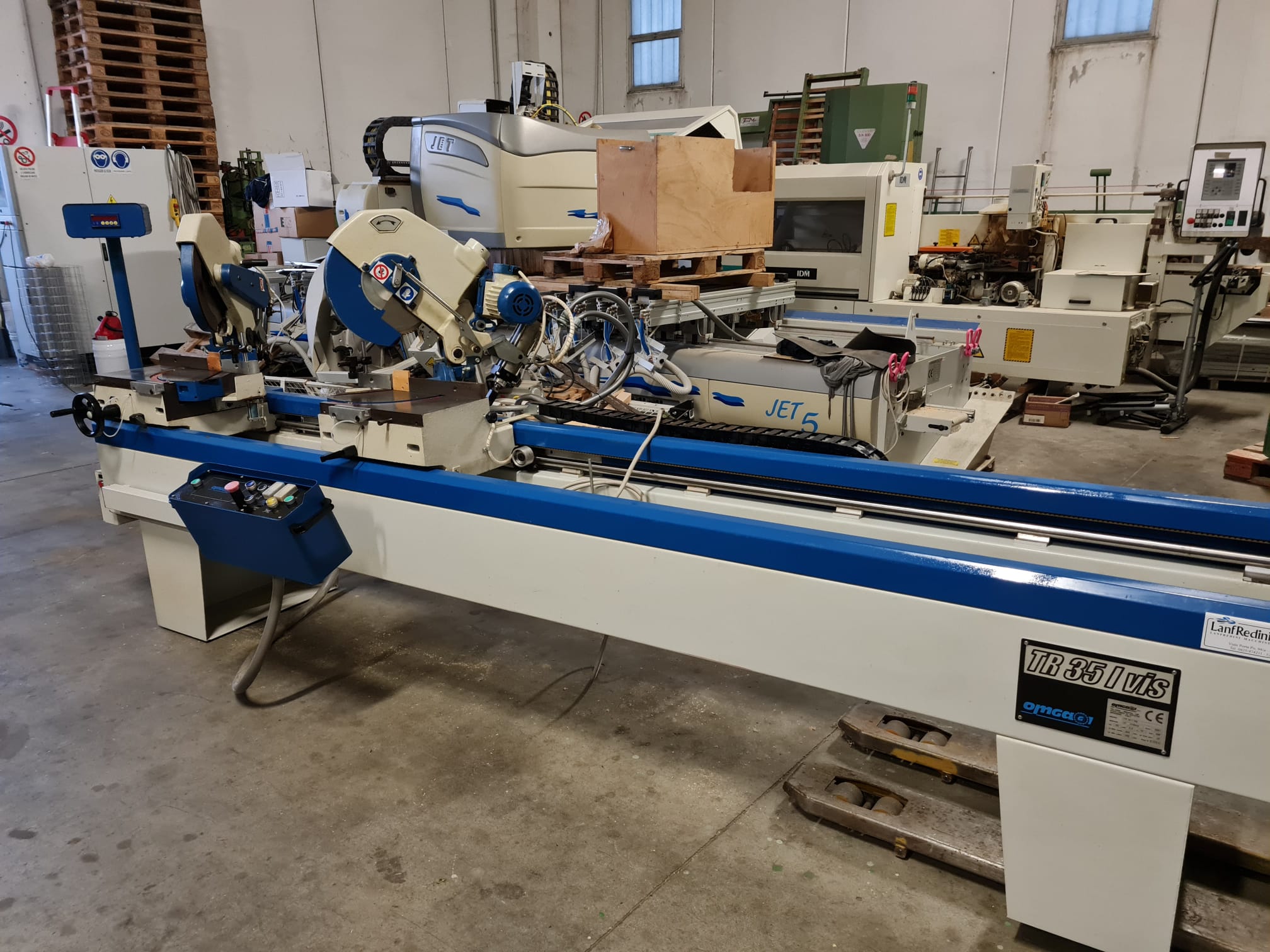 Troncatrice doppia usata per legno Omga Tr35I Ce